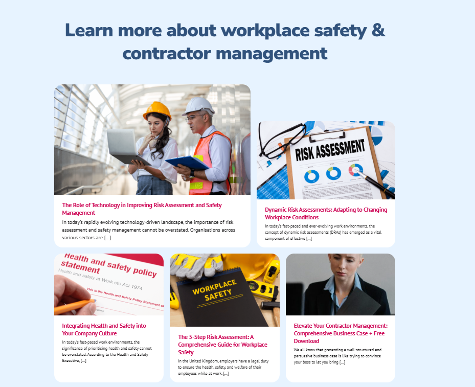 Contractor, Safety & Compliance Management Blog - Heresafe